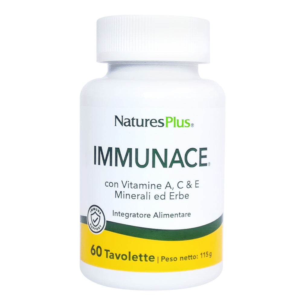 Immunace con vitamina A C E minerali e erbe - Nature's Plus ...